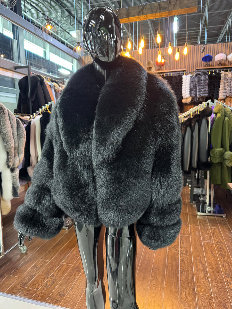 Exclusive Luxury Fox Fur Jacket – Premium Elegance – Elisa Fur